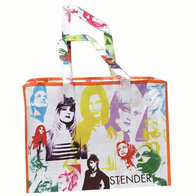 Customized Lead-free BOPP Laminated Green Woven PP Bag,shipping bag
