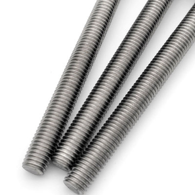 Titanium M2-M12 Fully threaded Silver rod manufacturer of titanium products from Baoji