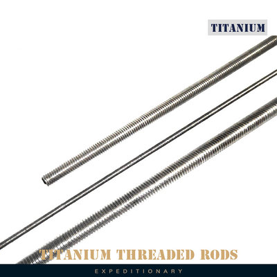 Titanium M2-M12 Fully threaded Silver rod manufacturer of titanium products from Baoji