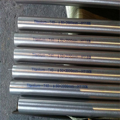 ASTM F136 Ti gr2 forged titanium rod in leg price per kg silver colour