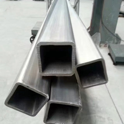Titanium Square/Rectangular Titanium Tubes for Heat Exchanger silver color