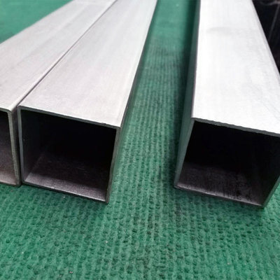 Titanium Square/Rectangular Titanium Tubes for Heat Exchanger silver color
