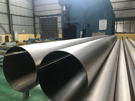 Titanium tube ASTM B338 Grade 2 seamless tube  High accuracy polishe silver