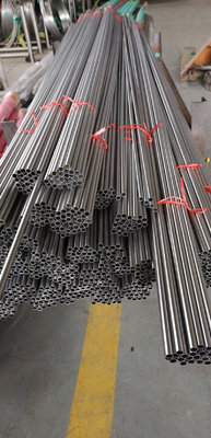 Titanium tube ASTM B338 Grade 2 seamless tube  High accuracy polishe silver