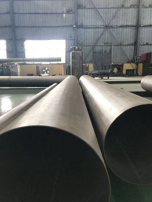 Titanium tube ASTM B338 Grade 2 seamless tube  High accuracy polishe silver