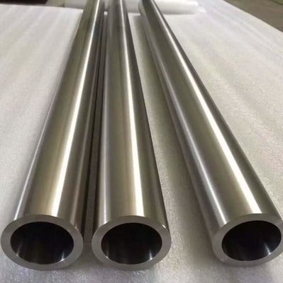 Factory price Grade 2 pure titanium tube ASTM B338 round/square silver color