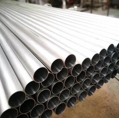 Factory price Grade 2 pure titanium tube ASTM B338 round/square silver color
