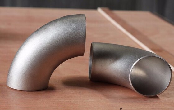 Titanium Tube Sch 80 Pipe Fittings 90 Degree Exhaust Welded Bend Elbow