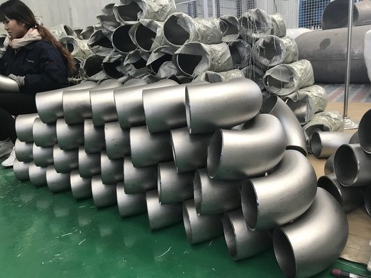 good quality titanium elbow nice price Hot sales Gr2 Pure Titanium Elbow with 90 angle for exhaust system