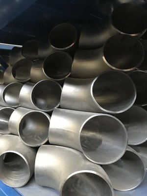 titanium bends/welding titanium elbow ASTM B16.9 ASTM B16.5 GR2 Pure/Ti Pipe Titanium Elbow