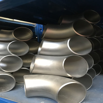 Hot Sale ASTM B16.9 gr2 90 degree titanium welded elbow seamless