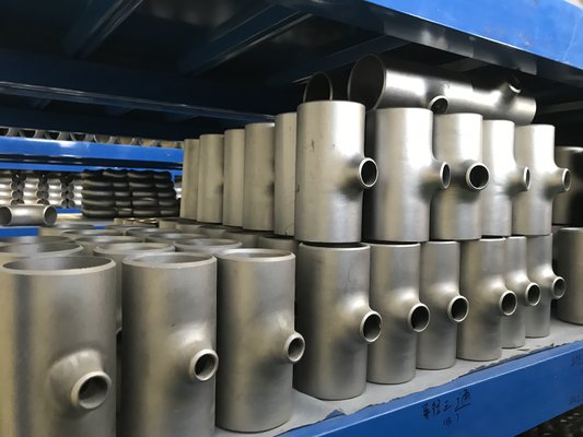 Hot sale Gr7 titanium tee for pipe fitting  Hot Sales Titanium pipe titanium equal tee The drawings custom