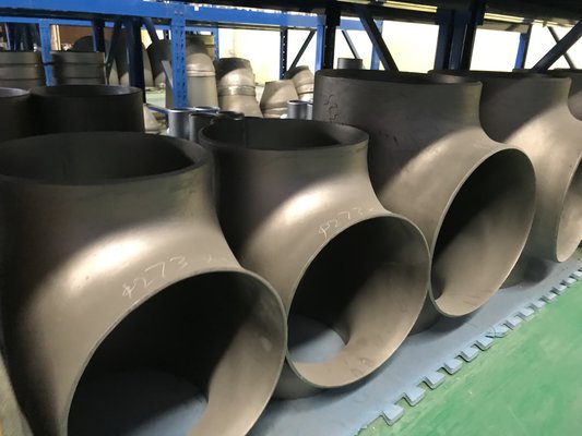 Hot sale Gr7 titanium tee for pipe fitting  Hot Sales Titanium pipe titanium equal tee The drawings custom