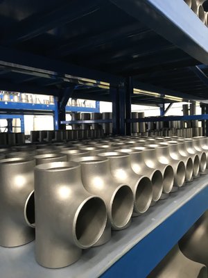 Hot sale Gr7 titanium tee for pipe fitting  Hot Sales Titanium pipe titanium equal tee The drawings custom