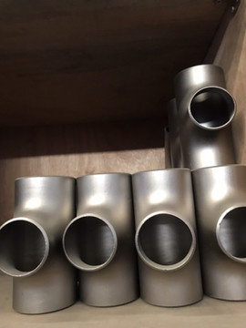 ASTM SB363 Grade 2 Titanium Reducing Tee EXW price ASME16.9 Gr2 TItanium Tee from China