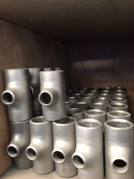 ASTM SB363 Grade 2 Titanium Reducing Tee EXW price ASME16.9 Gr2 TItanium Tee from China