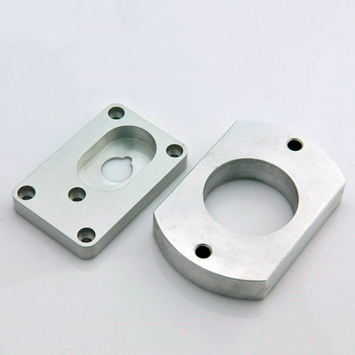 OEM Precision axis machine titanium cnc parts Machine Parts, CNC Turning Milling silver Partrs