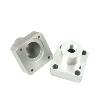 Industrial Stainless Steel Titanium Aluminum Plastic CNC Machine Parts silver