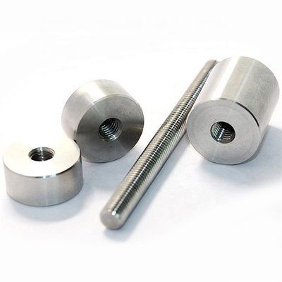 Custom High Precision Machine Titanium cnc machining parts from Baoji factory silver