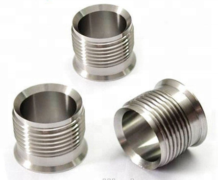 Custom High Precision Machine Titanium cnc machining parts from Baoji factory silver