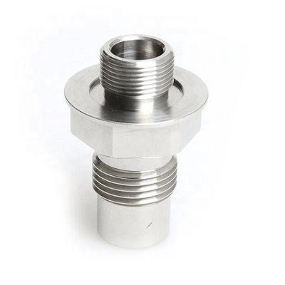 High-end Quality Custom High Precision CNC 4 Axis Machining Drilling Titanium Machinery Parts silver