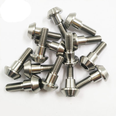 High-end Quality Custom High Precision CNC 4 Axis Machining Drilling Titanium Machinery Parts silver