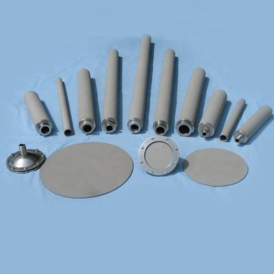 Porous sintered power metal filter for power plant  porous sintered filter cartridge titanium material