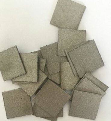 Titanium material foam sheet dia 25mm porous sintered titanium filter disk