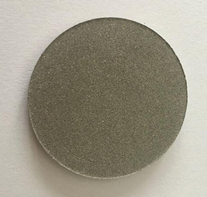 Titanium material foam sheet dia 25mm porous sintered titanium filter disk