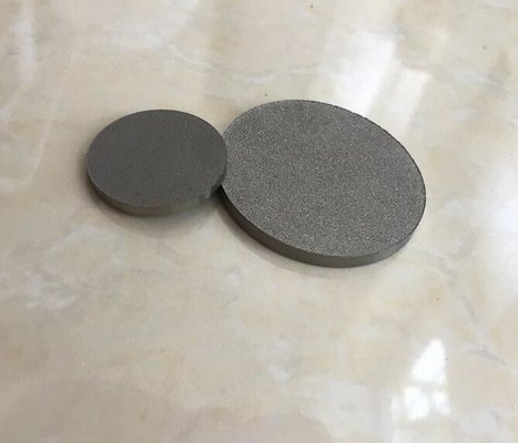Titanium material foam sheet dia 25mm porous sintered titanium filter disk