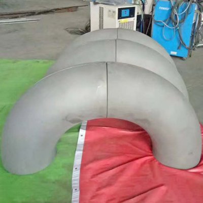 Factory price pipe fitting ASME B16.9 45, DN15-1200 NPS1/2''-48'' 90 degree GR2 titanium elbow