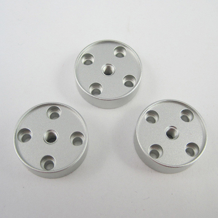 Custom High Precision Machine Titanium cnc machining parts from Baoji factory silver