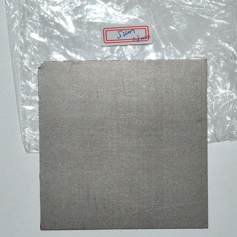 Sintered Metal Gr2 Titanium material Plate Porous Parts For Water Filter