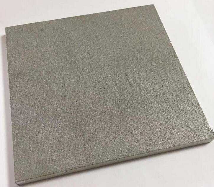 Titanium material sintered porous metal filter fluidized plate