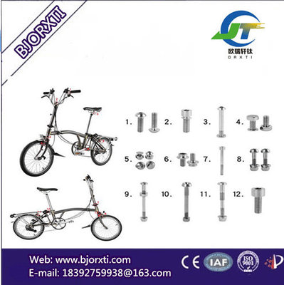 GR5Titanium Screws Grade 5 DIN 6923 M10 X 25 Flange Head Titanium Bolt Large inventory for sale
