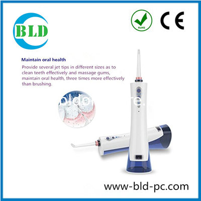 Cordless Dental Oral Irrigator 3 Mode High Capacity Water Tank with 4 Jet Tips 220ML Volum 5-90 psi Pressure