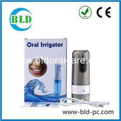 Rechargeable USB Charging Water Flosser Cordless 200ml Volume factory supply custom color,logo