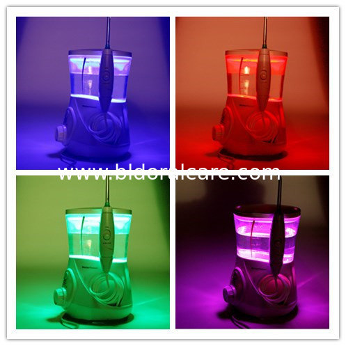 LED light Massage 700ML Volume 100-240V wholesale gum care oral irrigator dental water flosser