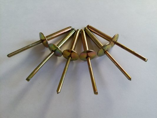 Large Flange Blind Rivets Aluminum Steel Stainless Rivets