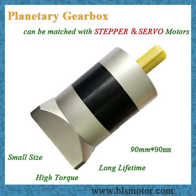 90mm planetary gear boxes with 28:1 gear ratio for servo motors