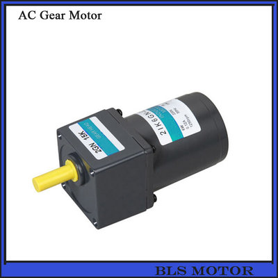 AC motor with gear reducer 6W single phase output speed 83rpm