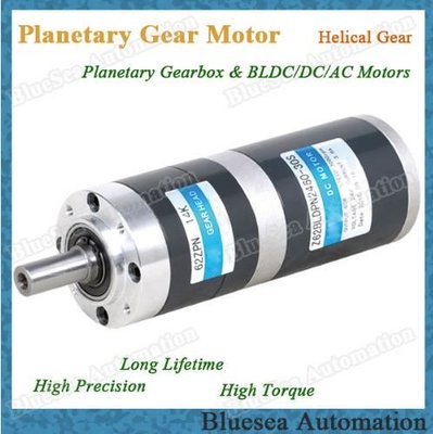 52mm 24V 40W, 60W Brushless DC gear Motor high torque effiency IE3