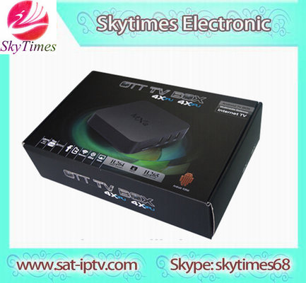 Cheapest hot selling Quad core android tv box MXQ with XBMC support 4K movie