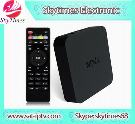Cheapest hot selling Quad core android tv box MXQ with XBMC support 4K movie