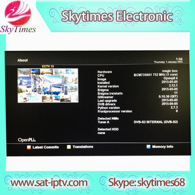 Best price Enigma2 Linux IPTV vu solo pro v2 version with big fan support USB WIFI