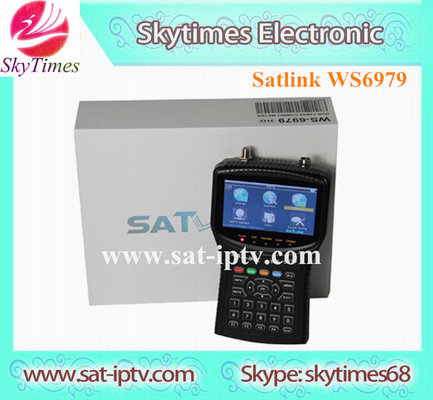 WS-6979 DVB-S2 & DVB-T2 Combo Digital Satellite Finder Spectrum Meter Analyzer LED