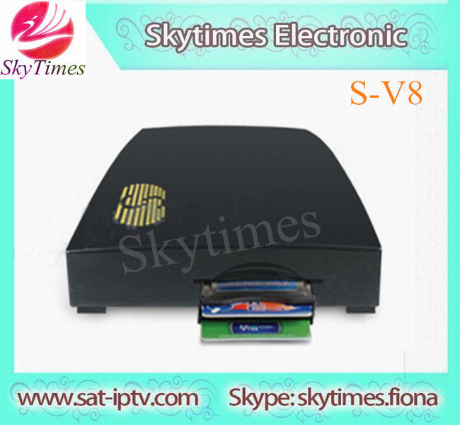 Ali receiver HD  S-V8 MPEG-4 DVB FOR Malaysia with HDMI LED