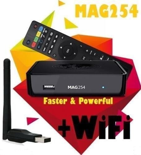 MAG 254 Latest Original Linux IPTV/OTT Box Processor than MAG 250 iptv arabic IPTV CLINE
