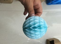 Christmas Decoration as Foldable Tissue Paper Honeycomb Balls