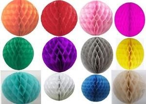 Colours Craft Paper Honeycomb Ball for Home Birthday Party Decoration